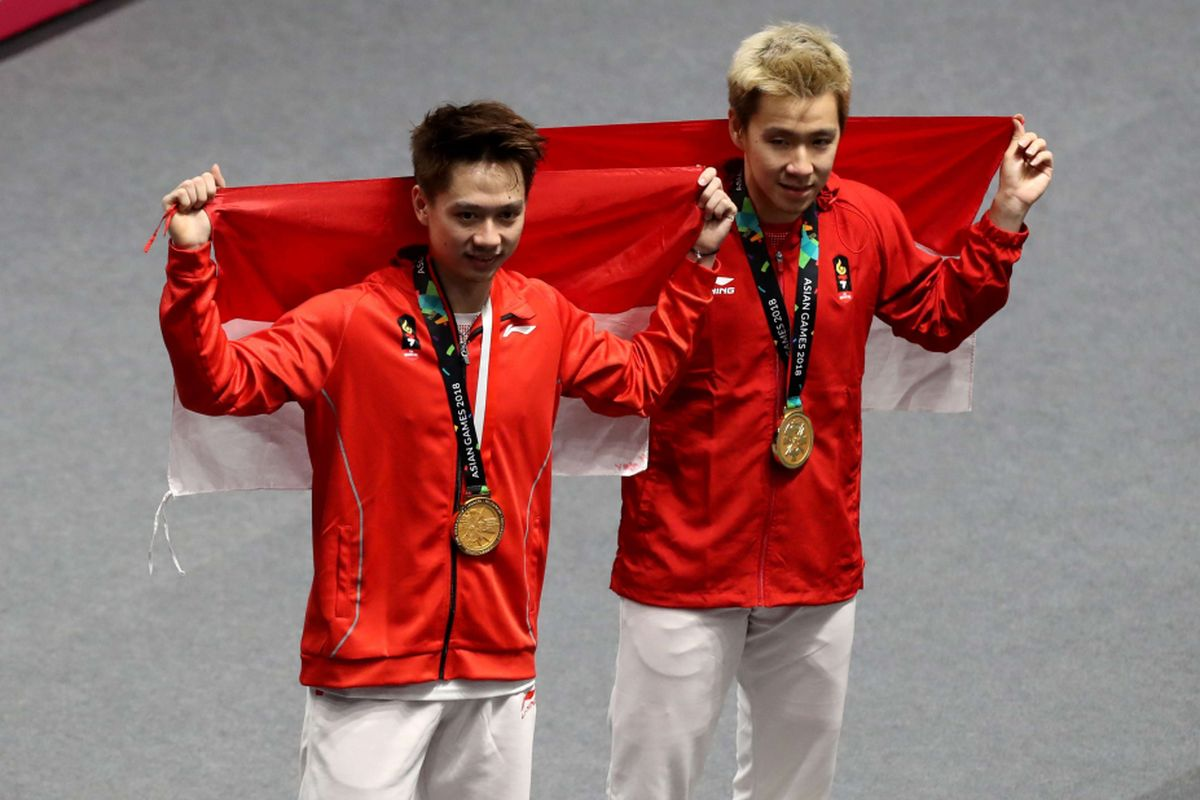 Kevin Sanjaya/Marcus Gideon Sabet Gelar Juara Ganda Putra - Berita Olahraga
